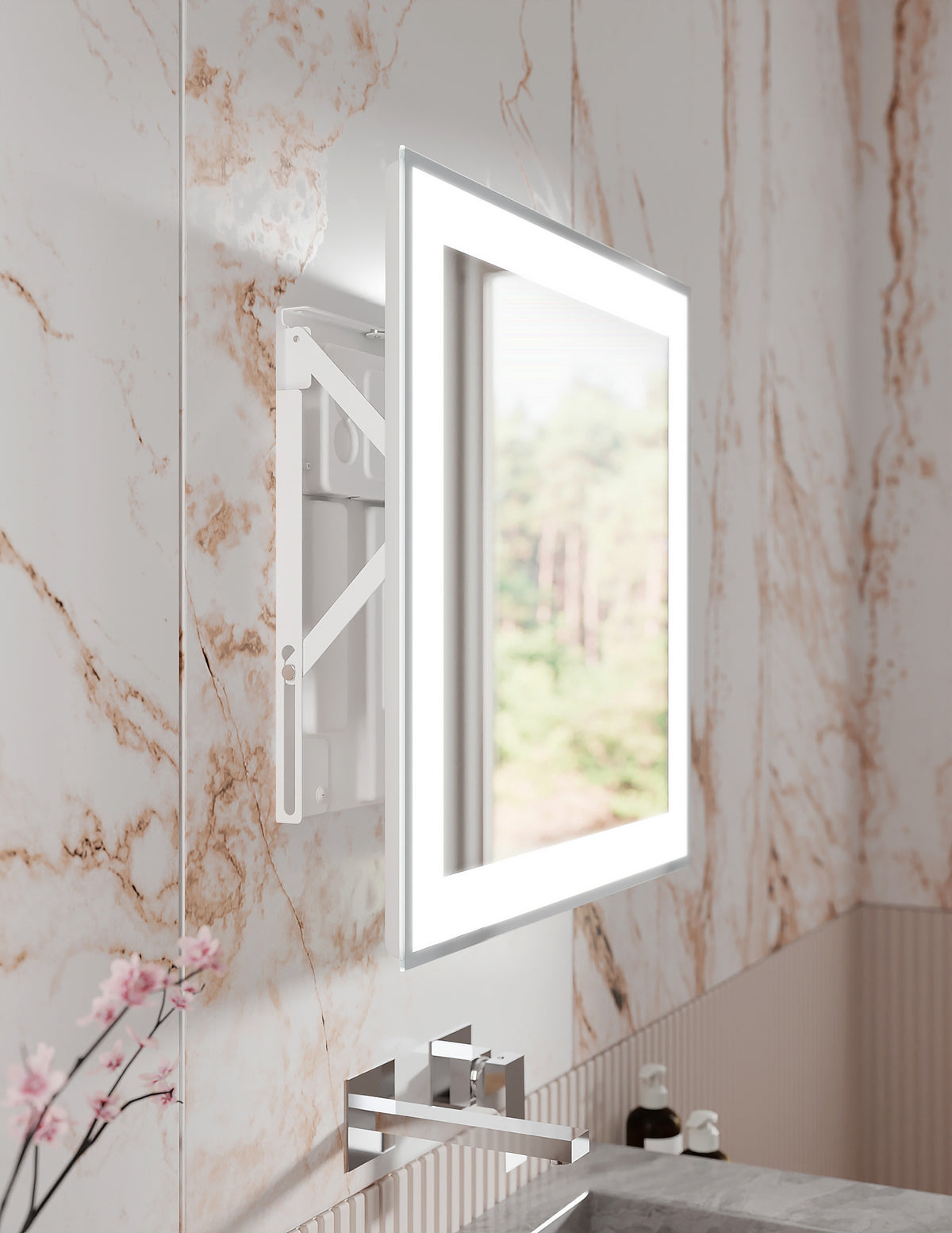 CORIN. 6060 square pull-out mirror– Miior 7